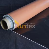 China E-Glass Fiberglass Fabric Cloth High Temperature Protection Silicone Coated Fireproof for sale