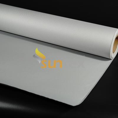 China Double Sides Fireproof High Temperature Thermal Insulation Silicone Coated Fiberglass Cloth Fabric for sale