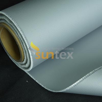 China Anti-Corrosion And Fireproof Silicone Fabric Corrosion & Fire Resisting Silicone Coated Fiberglass Cloth Composite Material for sale