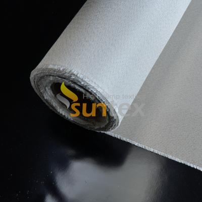 China Fire Resistant Fireproof Fabric Roll Cloth PU Coated Fiberglass Fabric for Fire Blanket Material Blind Cutting Welding for sale
