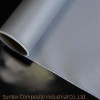 China Weather Resistant Thermal Pipe Insulation Jacket Fibreglass Cloth Roll Silicone On Two Side Glass Fabric Textiles for sale