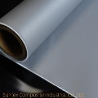 China Fire Retardant Silicone Coated Fiberglass Fabric  1.5 Meter Width High Durability for sale
