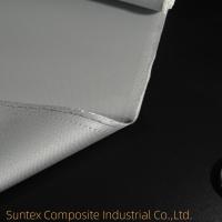 China White High Temperature Silicone Coated Fiberglass Cloth Fire-Resistant Fiberglass Fabric Insulator for Fire Prevention for sale