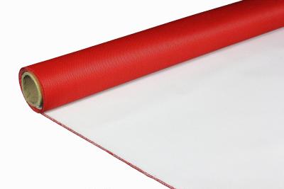 China Heat resistant material silicone rubber coated fiberglass fabrics for flexible expansion joint for sale
