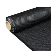 China Flame Retardant Material High Temperature Fiberglass Fabric 1mm Graphite Coated Black Fiberglass Fabric for sale