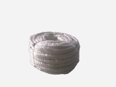 China Heat Insulation 550C Fiberglass Rope For Industrial Furnace Fireplaces Door Heat Seals for sale