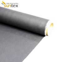 China Excellent Weathering Resistant Silicone Rubber Coated Glass Fiber Fabric Fireproof Cloth Blanket Roll for sale