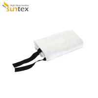 China White Silicone Coated Fiberglass Cloth For Fiberglass Fire Blanket for sale