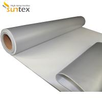China Silicone Coated Fiberglass Fabric Fireproof Heat Resistant 850g/m2 for sale