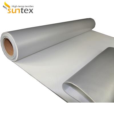 China Silicone Coated Fiberglass Fabric Fireproof Heat Resistant 850g/m2 for sale