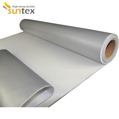 China Silicone Coated Fiberglass Fabric Fireproof Heat Resistant 850g/m2 for sale