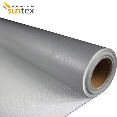 China Silicone Coated Fiberglass Fabric Heat Resistant Waterproof Fireproof for sale