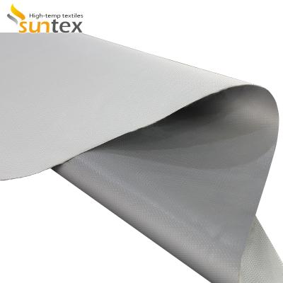 China Heat Resistant Industrial Curtains Made of 850g/m² Silicone-Coated E-Glass Fabric for sale
