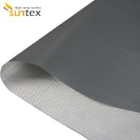 China Silicone Coated Fiberglass Fabric Fireproof Heat Resistant 850g/m2 for sale