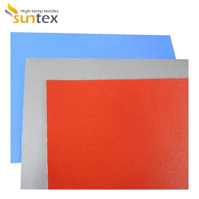 China Fireproof Silicone Coated Fiberglass Fabric - Heat Resistant 850g/m2 for sale
