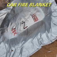 China Gray EV Car Fire Blanket 550℃-1000℃ Thermal Resistance for sale