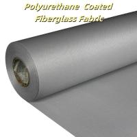 China PU Coated Fiberglass Fabric 460gsm Fireproof Thermal Insulation Material for sale