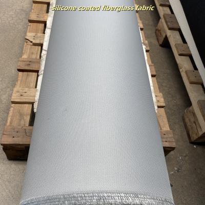China Silicone Coated Fiberglass Fabric Fireproof Heat Resistant 850g/m2 for sale