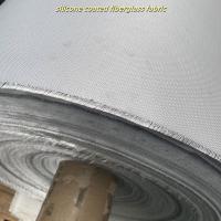China Silicone Coated Fiberglass Fabric Heat Resistant Fireproof Cloth for sale