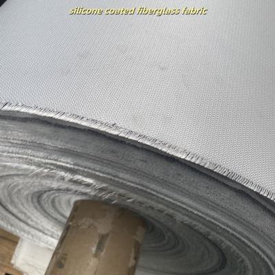 China Silicone Coated Fiberglass Fabric Heat Resistant Fireproof Cloth for sale