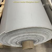 China Silicone Coated Fiberglass Fabric Heat Resistant Fireproof Cloth for sale