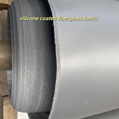 China E-Glass Silicone Coated Fiberglass Fabric Fireproof Heat Resistant for sale