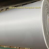 China Silicone Coated Fiberglass Fabric Fireproof Heat Resistant 850g/m2 for sale