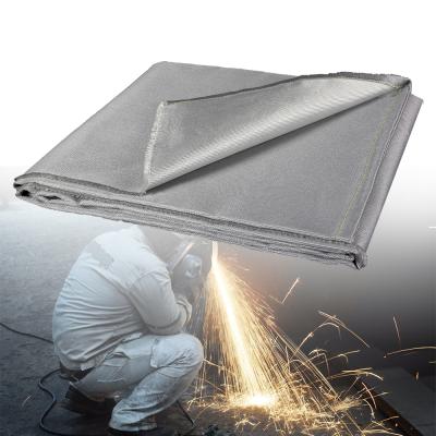 China Fiberglass Welding Blanket Fire Resistant Thermal Insulation 550C for sale