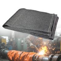 China Fiberglass Welding Blanket Fireproof 550C Heat Resistant Industrial Mat for sale