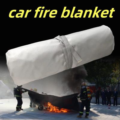 China EV Car Fire Blanket Gray 550℃ Thermal Resistance for sale