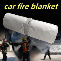 China EV Car Fire Blanket Gray 550℃ Thermal Resistance for sale