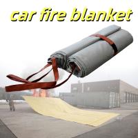 China Gray EV Car Fire Blanket with 550℃ Thermal Resistance for sale