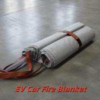 China EV Car Fire Blanket Gray 550℃ Thermal Resistance for sale