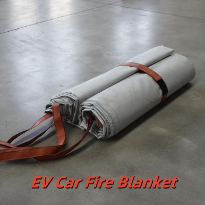 China EV Car Fire Blanket Gray 550℃ Thermal Resistance for sale
