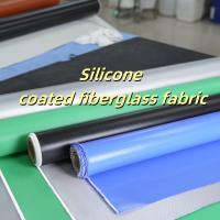 China Silicone Coated Fiberglass Fabric 400 g/sqm, 0.3mm Thickness for sale