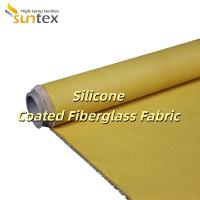 China Flame Retardant Silicone Coated Fiberglass Fabric with Corrosion Resistance and Thermal Insulation for sale