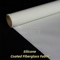 China Grey Color Silicone Coated Fiberglass Fabric with Chemical Resistance and Roll Length Options for High Temp Protection for sale