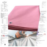 China 17 Oz 16 Mil 1000°F Heat Resistant Welding Blanket Fireproof Welding Curtain for Sparks and Slag Protection for sale