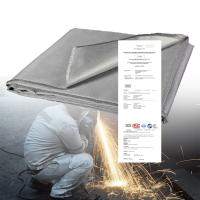China 16 Mil Double Side Splatter Guard Welding Blanket and Fireproof Blanket for Industrial Protection for sale