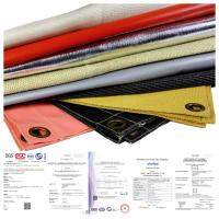 China 17 Oz 1000°F Fire Resistance Welding Blanket with 16 Mil Thickness for High Temp Grinding Sparks for sale
