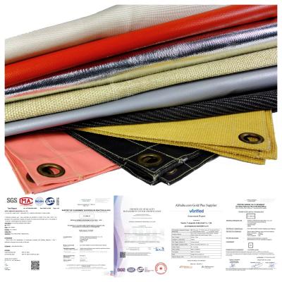 China 17 Oz 1000°F Fire Resistance Welding Blanket with 16 Mil Thickness for High Temp Grinding Sparks for sale