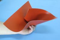 China Tear Resistant Silicone Rubber Coated E-Glass Fabric Fireproof Silicone Coated Fiberglass for Industrial Insulation for sale