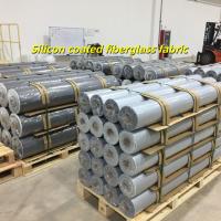 China Flame Retardant Silicone Coated Fiberglass Fabric with Thermal Insulation and Corrosion Resistance for Fire Prevention for sale