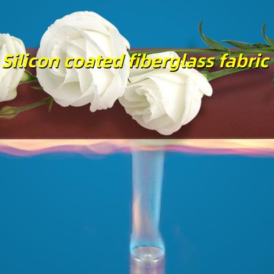 China Double Sided Silicone Coated Fiberglass Fabric with Excellent Insulation and Thermal Conductive Properties for sale