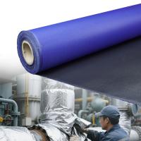 China Fireproof Welding Blanket with 1800C Temperature Resistance and Twill Weave PU Coated Fiberglass Fabric for sale