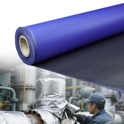 China Fireproof Welding Blanket with 1800C Temperature Resistance and Twill Weave PU Coated Fiberglass Fabric for sale