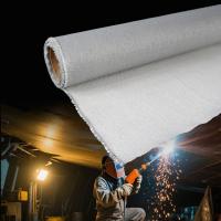 China Fireproof Welding Blanket with 460 g/sqm Weight and Twill Weave for High Temperature Resistance for sale
