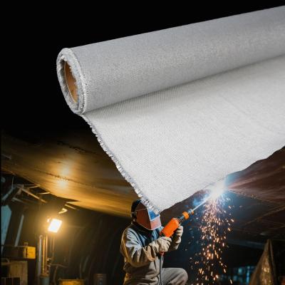 China Fireproof Welding Blanket with 460 g/sqm Weight and Twill Weave for High Temperature Resistance for sale