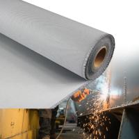 China Heavy Duty Splash Proof Industrial Use Welding Blanket in Blue/Black PU Coated Fiberglass Fabric for sale