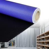 China Double Sided Silicone Coated Fiberglass Fabric Alkali Free with 50 m / 100 m Roll Length for High Temperature Resistance for sale